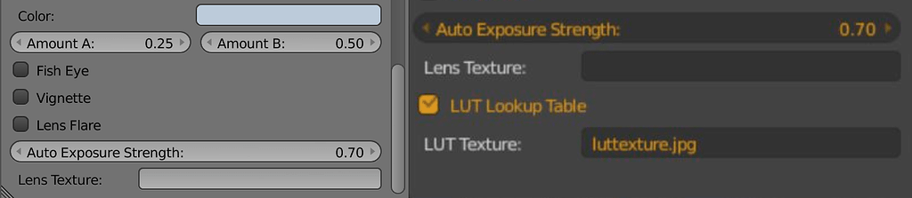 LUT Lookup Table and LUT texture not showing on menu - General - Armory 3D