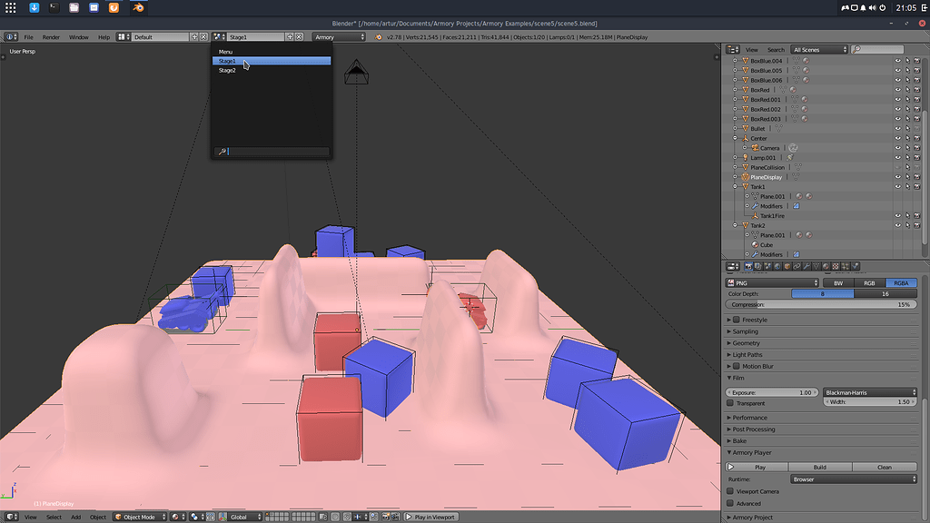 Scene Management - General - Armory 3D