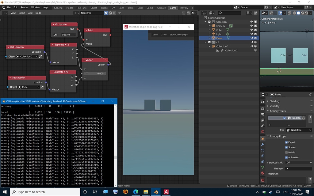 Linked Collection Not Recognize By Logic Nodes Logic Nodes Armory 3d 0207