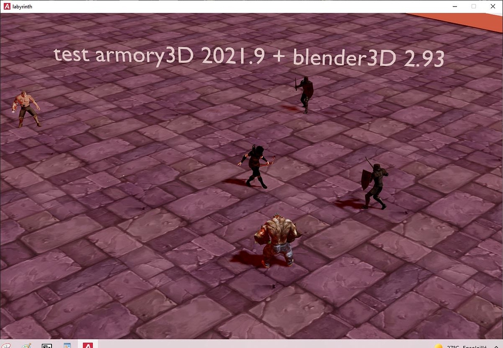 Test demo armory3d 2021.9+blender3d 2.93 - Logic Nodes - Armory 3D