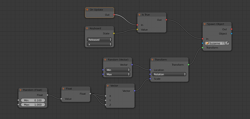 Spawning objects at random position with random size but single value ...